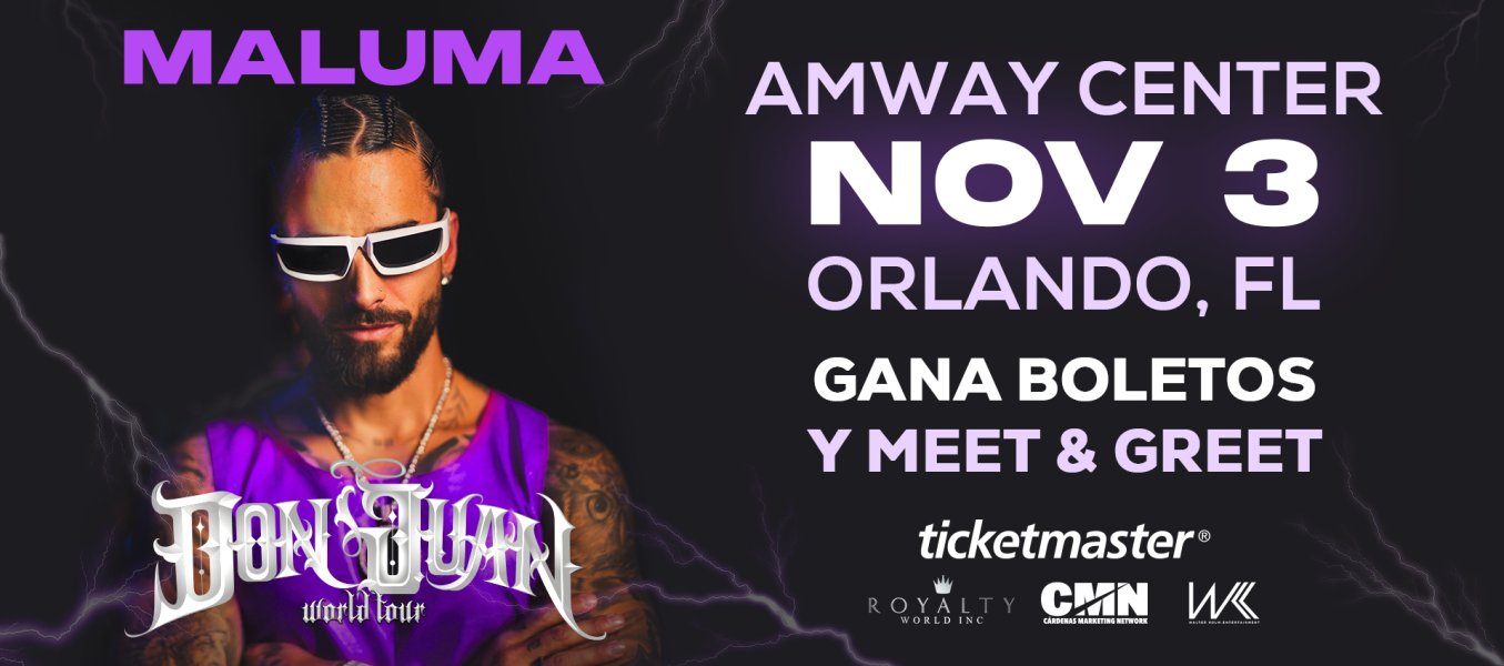 El Zol 95 te lleva a ver a Maluma en concierto Don Juan World Tour - Lamusica.com